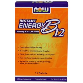 Vitamin B-12, Instant Energy - 75 packets | Nutrizone.co.uk