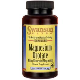 Magnesium Orotate, 40mg - 60 caps | Nutrizone.co.uk