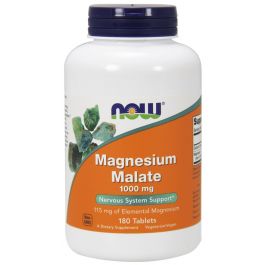 Magnesium Malate, 1000mg - 180 tabs | Nutrizone.co.uk