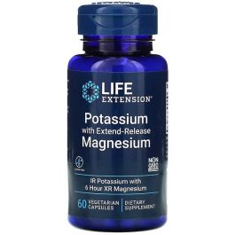 Potassium with Extend-Release Magnesium - 60 vcaps | Nutrizone.co.uk