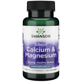 Albion Calcium & Magnesium - 60 caps | Nutrizone.co.uk