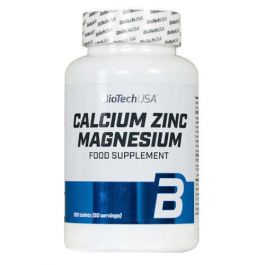Calcium Zinc Magnesium for Active - 100 tablets | Nutrizone.co.uk