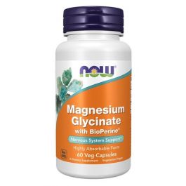 Magnesium Glycinate with BioPerine - 60 vcaps | Nutrizone.co.uk